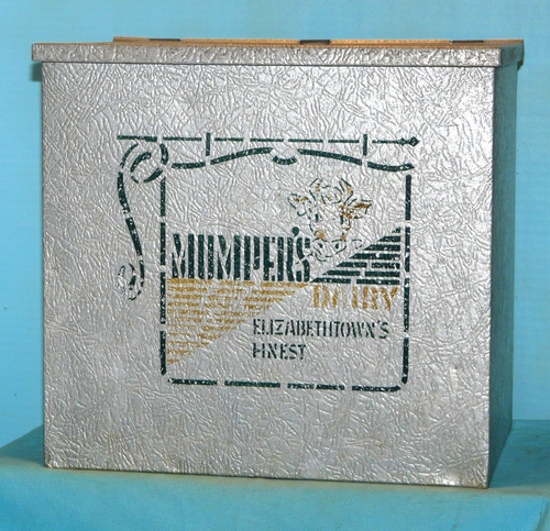 Vintage Galvanized Mumper's Dairy Elizabethtown,Pa. Milk Porch Box. | eBay