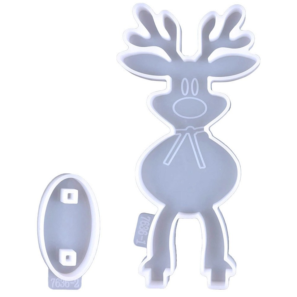 Handmade Craft Mold Silicone for Crafts Epoxy Resin Deer Molds Elk ...