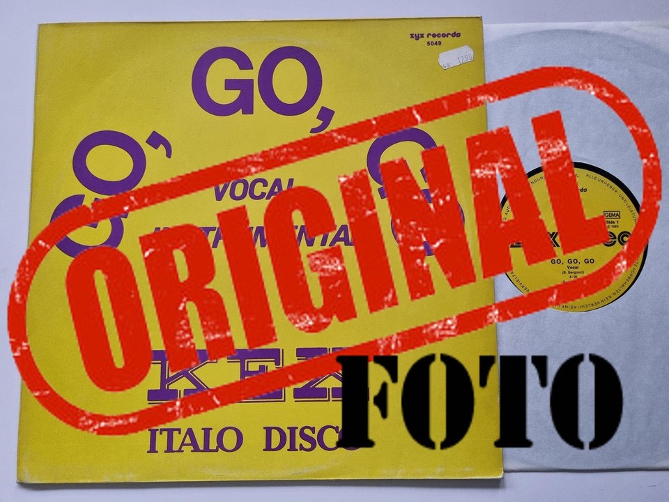 Kex - Go, Go, Go 12'' Vinyl Maxi Germany ITALO DISCO | eBay