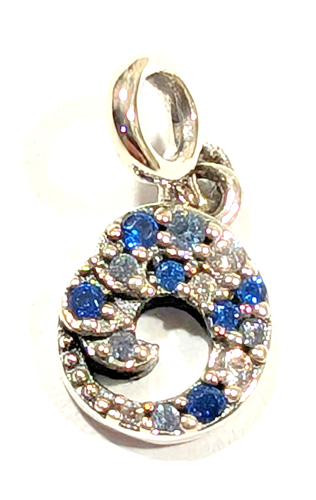 Authentic Pandora Charm, ME My Blue Ocean Wave Dangle, #799010C01 ...