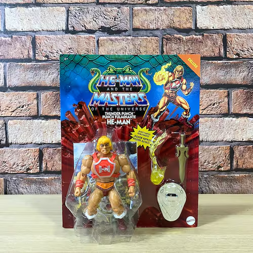 Mattel MOTU Origins THUNDER PUNCH HE-MAN Deluxe Figure Set | eBay
