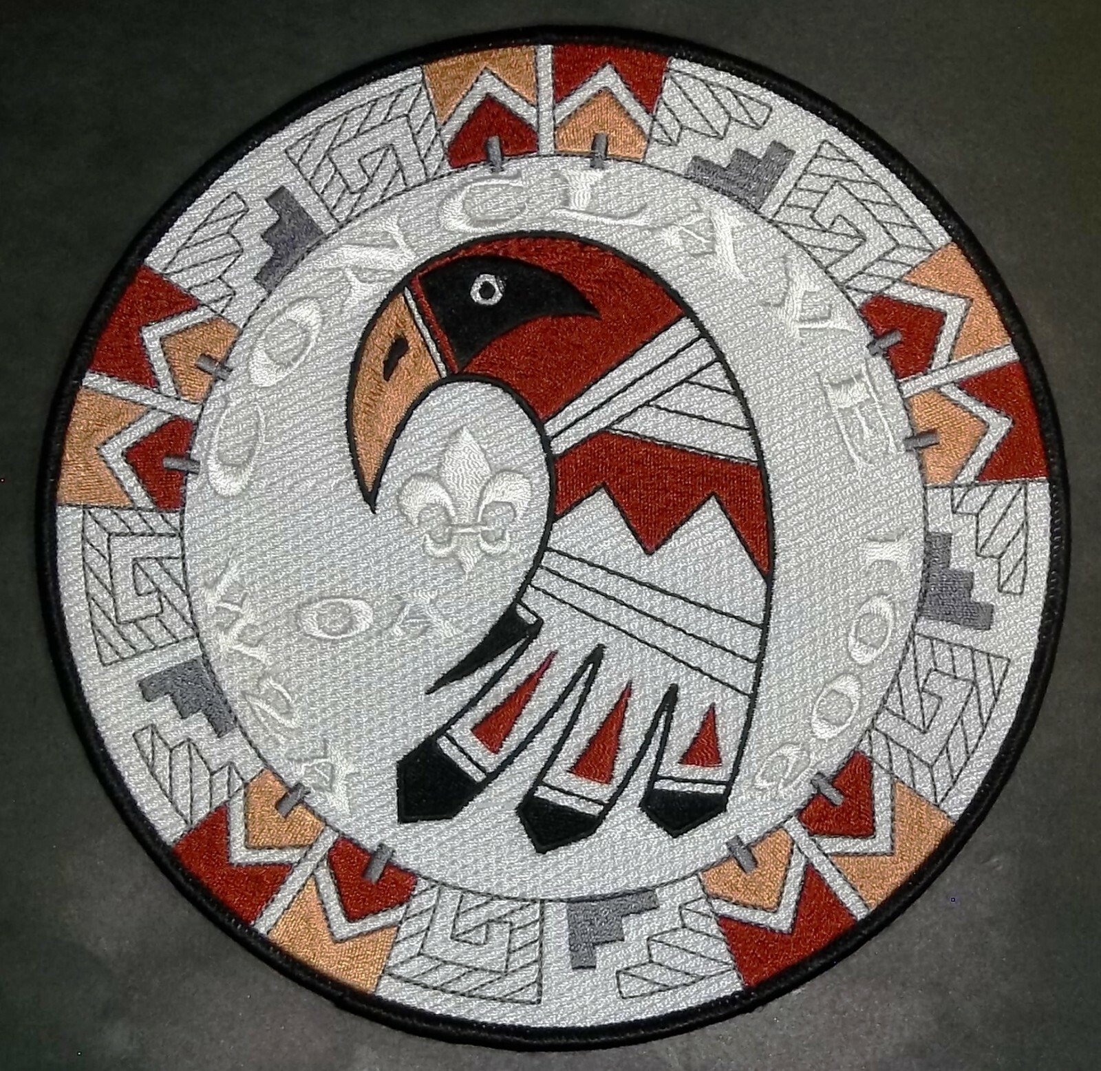 OA ORDER OF THE ARROW: BSA CONCLAVE W2A 2001 JACKET PATCH 7" EAGLE RARE ...