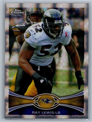 2012 Topps Chrome X-Fractor #121 Ray Lewis - HOF NM *TEXCARDS | eBay