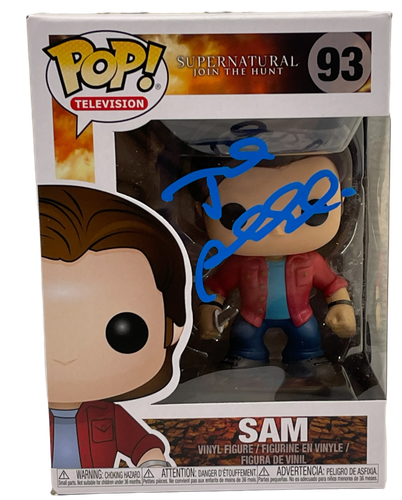 JARED PADALECKI SIGNED POP FUNKO FIGURE 93 SUPERNATURAL SAM AUTOGRAPH ...