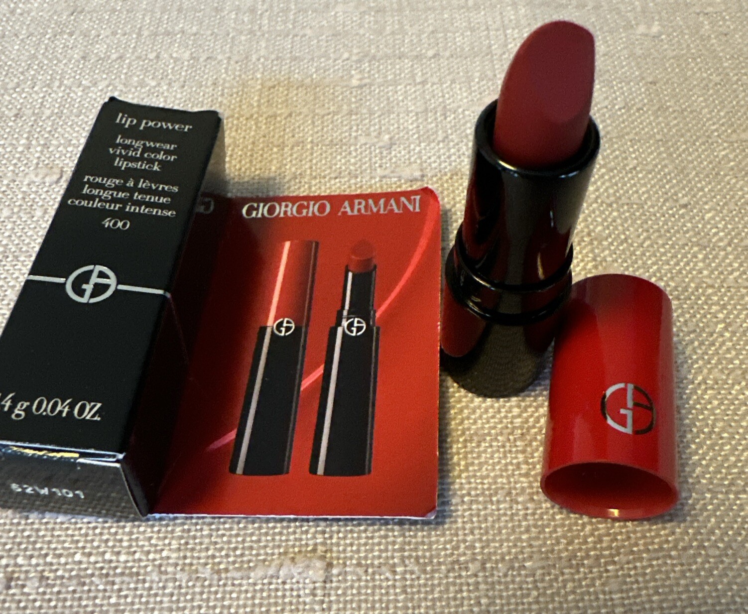 Giorgio Armani | Lip Power vivid Color Lipstick in #400 ~ Mini 1.4g 0 ...
