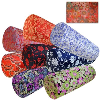 Bolster Cover*Chinese Rayon Brocade Neck Roll Long Tube Yoga Pillow ...