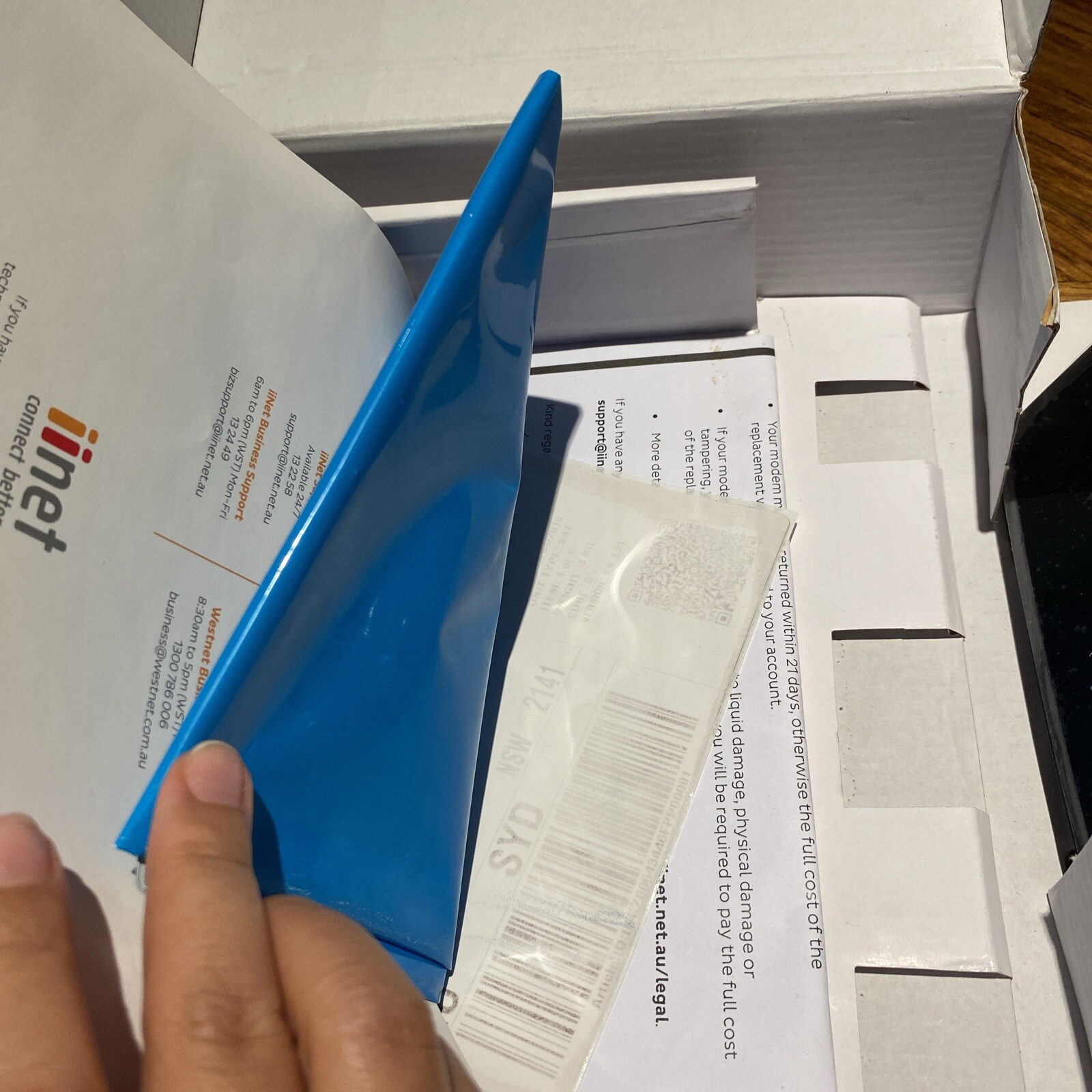 NetComm N600 Dual Band WiFi Gigabit Modem Router with Voice Wireless ...