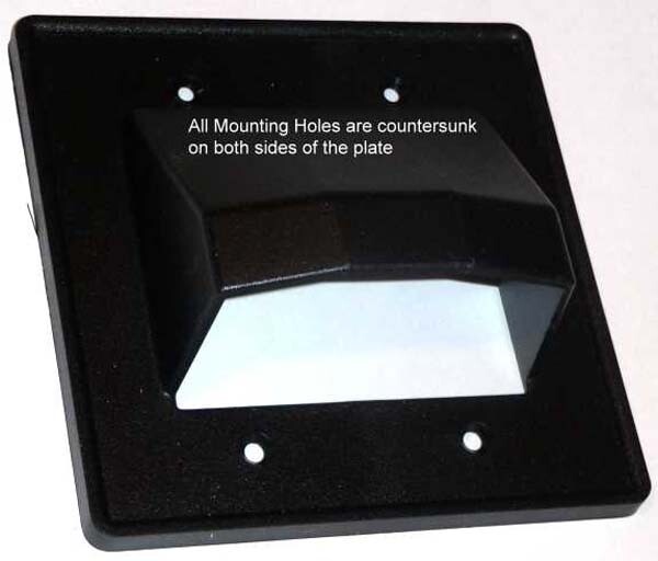 Arlington CE2-BK Reversible Bulk Wire Wall Plate - 2 Gang - Black | eBay