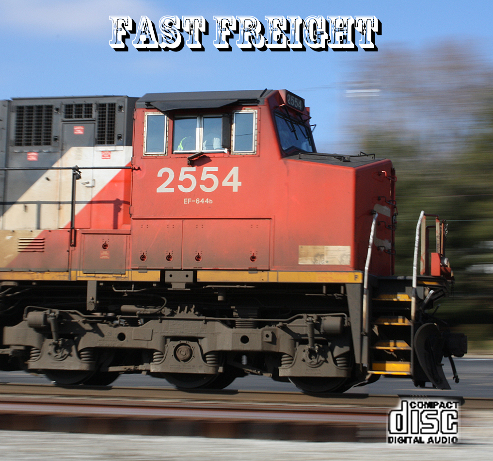 Fast Freight Train Express Freight Early 1960s Tracks Through