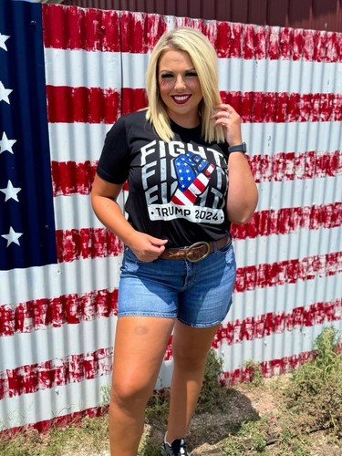 Trump Fight Tee - Unisex Fit - S - NWT | eBay