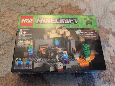 LEGO Minecraft The Dungeon 21119 219 Pieces NEW Factory Sealed Taped ...