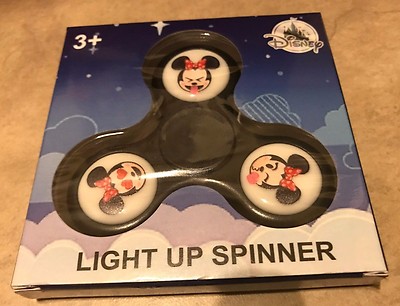 Disney Parks Exclusiv Emoji Blitz Minnie Mouse Black Fidget Spinner ...
