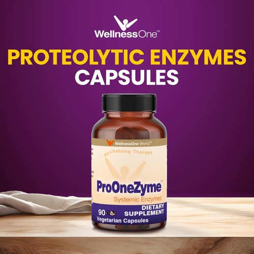 Pro-onezyme Best Proteolytic Systemic Enzymes With Nattokinase and ...