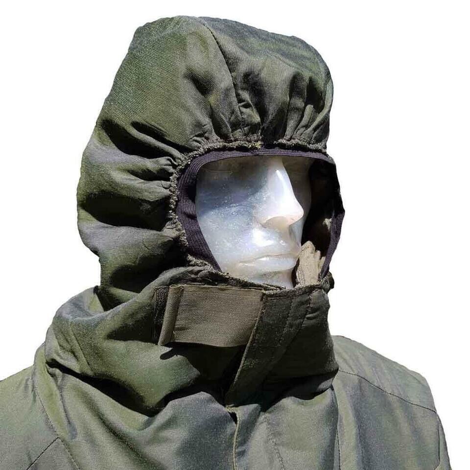 BRITISH CHEMICAL BIOLOGICAL SMOCK JACKET Mk IV O.D. GREEN PPE ...