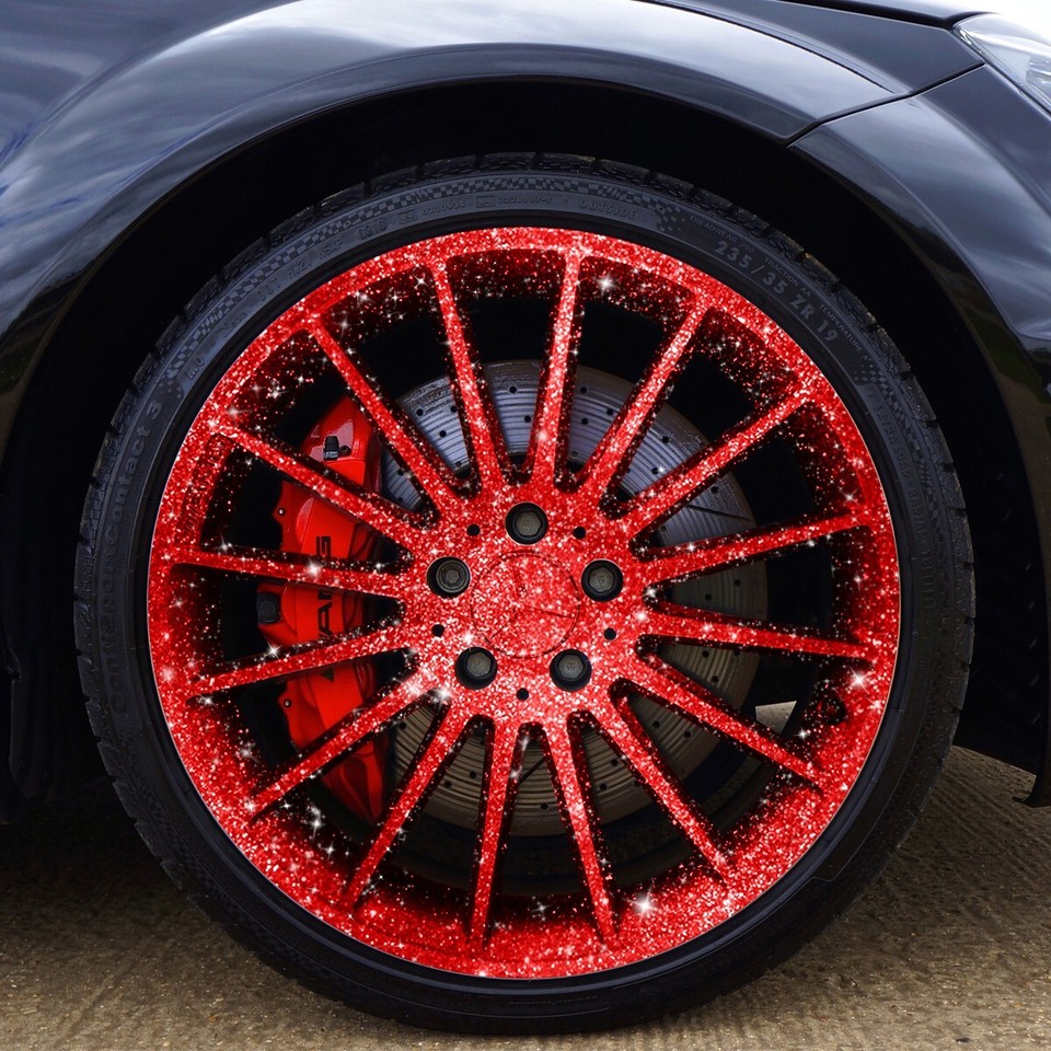 Hemway Auto Flake Glitter Red 0.015" 100g for Car Bike Paint Spray 375 ...