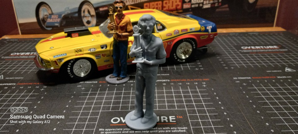 1/18 Chevy Ford Drag Racing Driver Figure NHRA Unfinish Discontinued ...