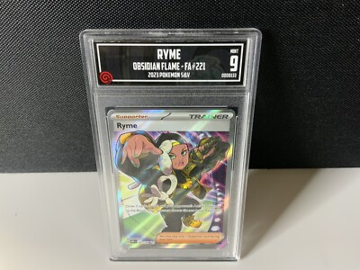 TCCG 9 Mint 2023 Pokemon Obsidian Flames Ryme Ultra Rare FA 221 | eBay