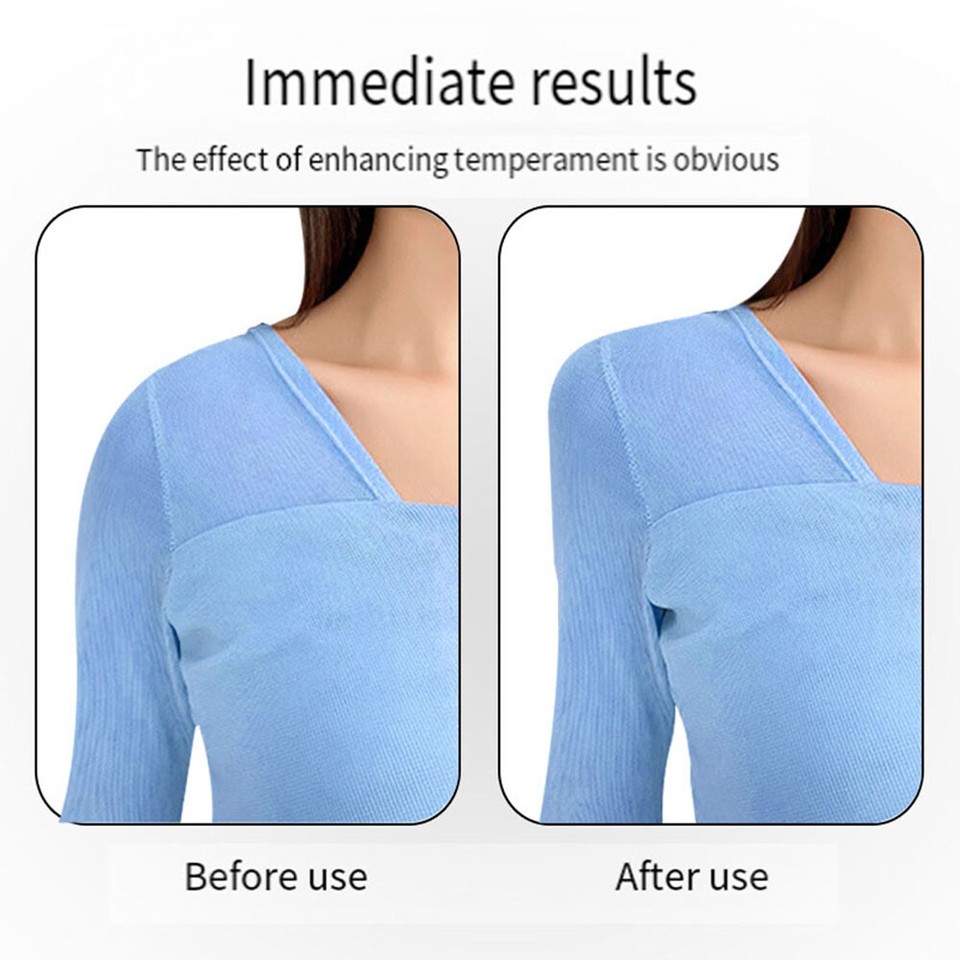 2Pairs Women Shoulder Pads Push up Soft Adhesive Silicone Shoulder Pads ...