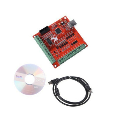 4 Axis Interface Driver Motion Controller CNC USB MACH3 100Khz Breakout ...