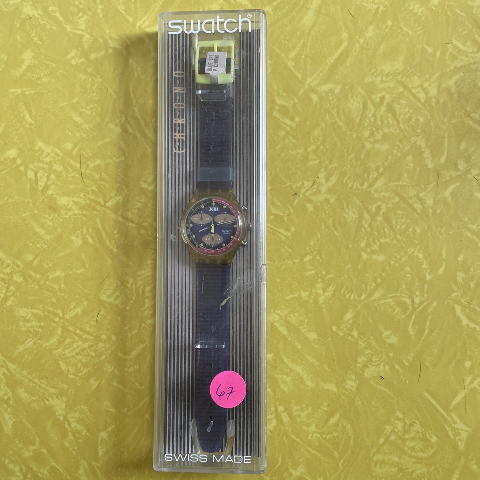 Vintage New Old Stock Swatch Watch 1990's Chrono | eBay