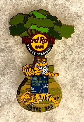 HARD ROCK CAFE YANKEE STADIUM BRONX ZOO TIGERS ON GUITAR PIN # 57518 | eBay