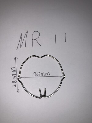 ***OZ STOCKS*** 35mm DOWN LIGHT RING RETAINING SPRING CLIP FOR MR11 ...