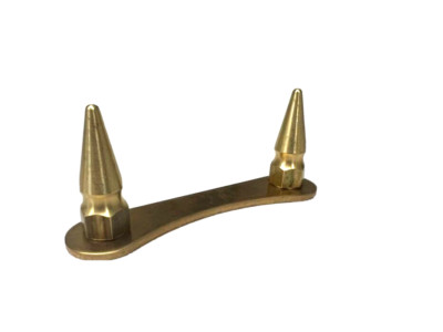 brass spike BRASS Harley SPRINGER BRIDGE top plate brace FLSTS FXSTS ...