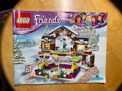 Lego Friends. 41322. Snow Resort Ice Rink. Manual Only. | eBay