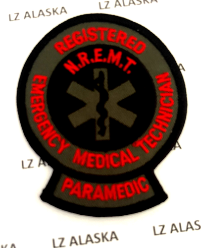 PARAMEDIC NATIONAL REGISTERY ( N.R.E.M.T. ) GREEN PATCH (FD1) NREMT | eBay