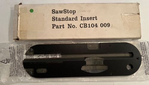 Sawstop BRAND NEW CB104 009 Standard Insert Lock Down Zero Clearance ...