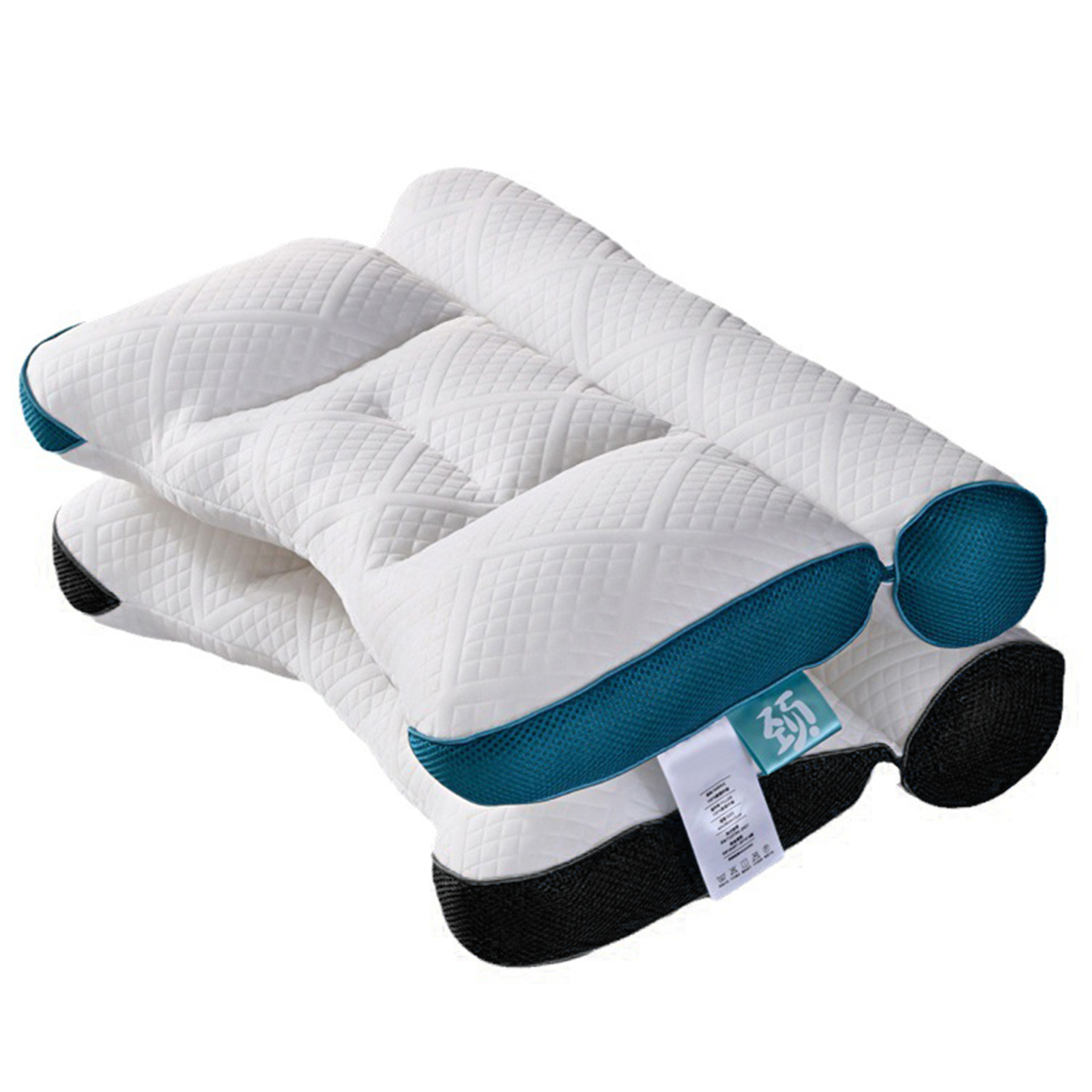 3D Neck Pillow Orthopedic To Help Sleep Protect The Neck Soft Porosity ...