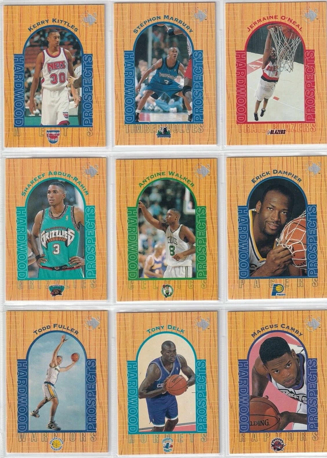 1997-98 Upper Deck Basketball Hardwood Prospects YOU PICK Walker Nash ...