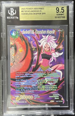 DBS Android 21 Ceaseless Despair BT20-143 SPR Power Absorbed BGS 9.5 ...