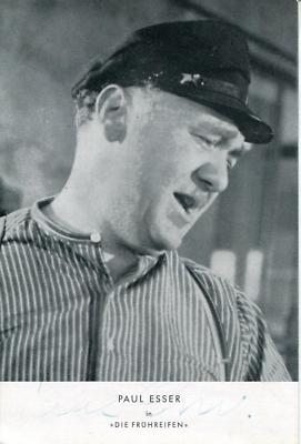 Paul Esser Autograph Actor In Pippi Longstocking & Rotation Signed ...