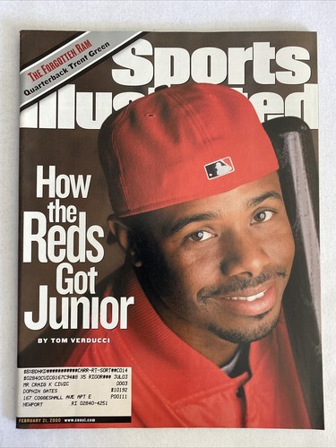 2000 February 21 Sports Illustrated Magazine Ken Griffey Jr. In Cincy ...