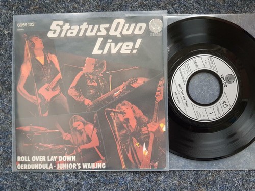 Status Quo - Live/ Roll over lay down 7'' Single Germany | eBay Australia