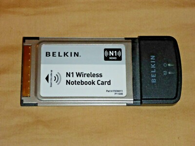 BELKIN N1 Wireless Notebook Card MIMO 802.11n F5D8011 | eBay