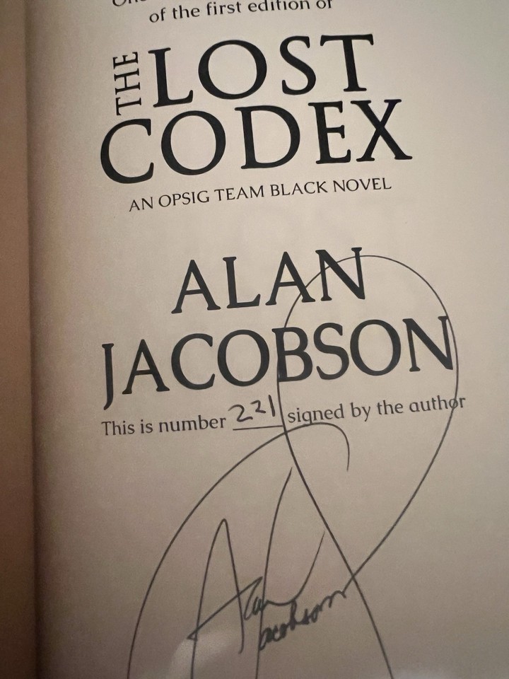Lost Codex : OPSIG Team Black #3 FE Signed And Numbered by Alan ...