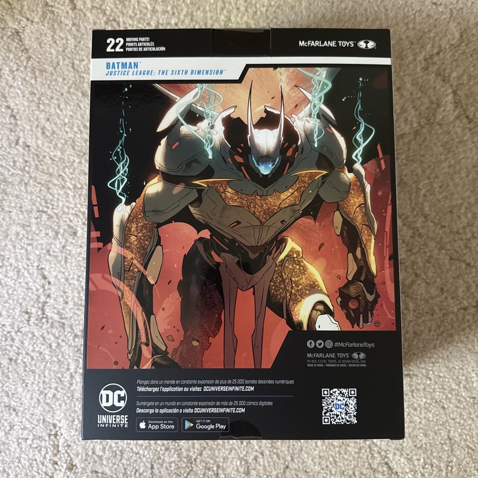 McFarlane BATMAN Final Batsuit Justice League: The 6th Dimension Mega ...