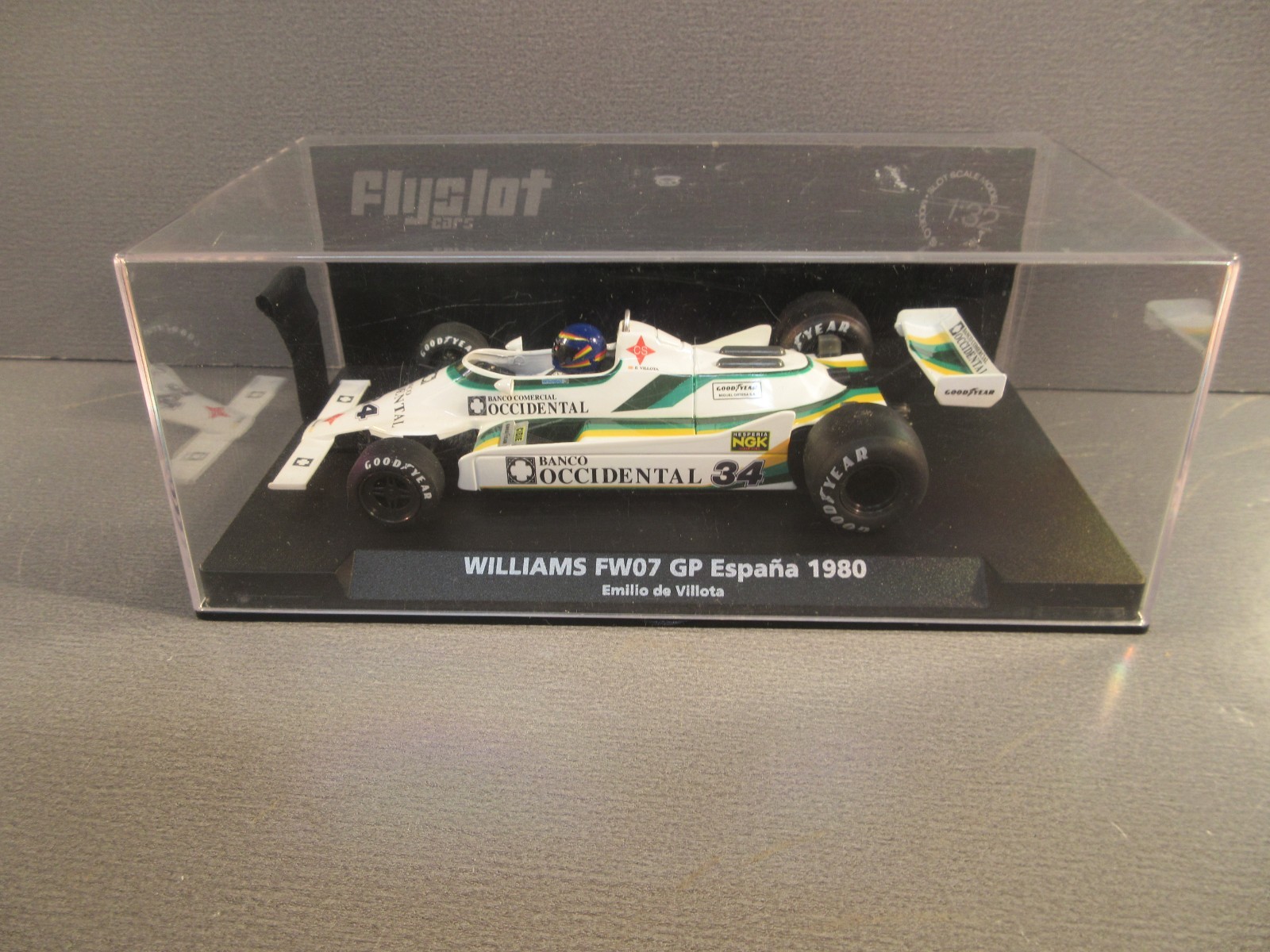 Fly F01102 Williams FW07 F1 1960 Spanish Grand Prix Emilio de Villoto 1 ...