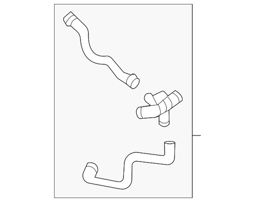 Genuine Ford Engine Coolant Hose LK4Z-6A715-C | eBay