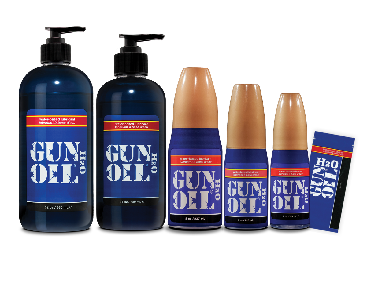 GUN OIL H2O Premium Water Based Personal Lubricant Glide Long Lasting ...