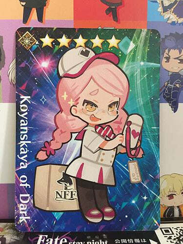 Koyanskaya of Darkness Foreigner Fate/Grail League Card FGO Grand Order ...