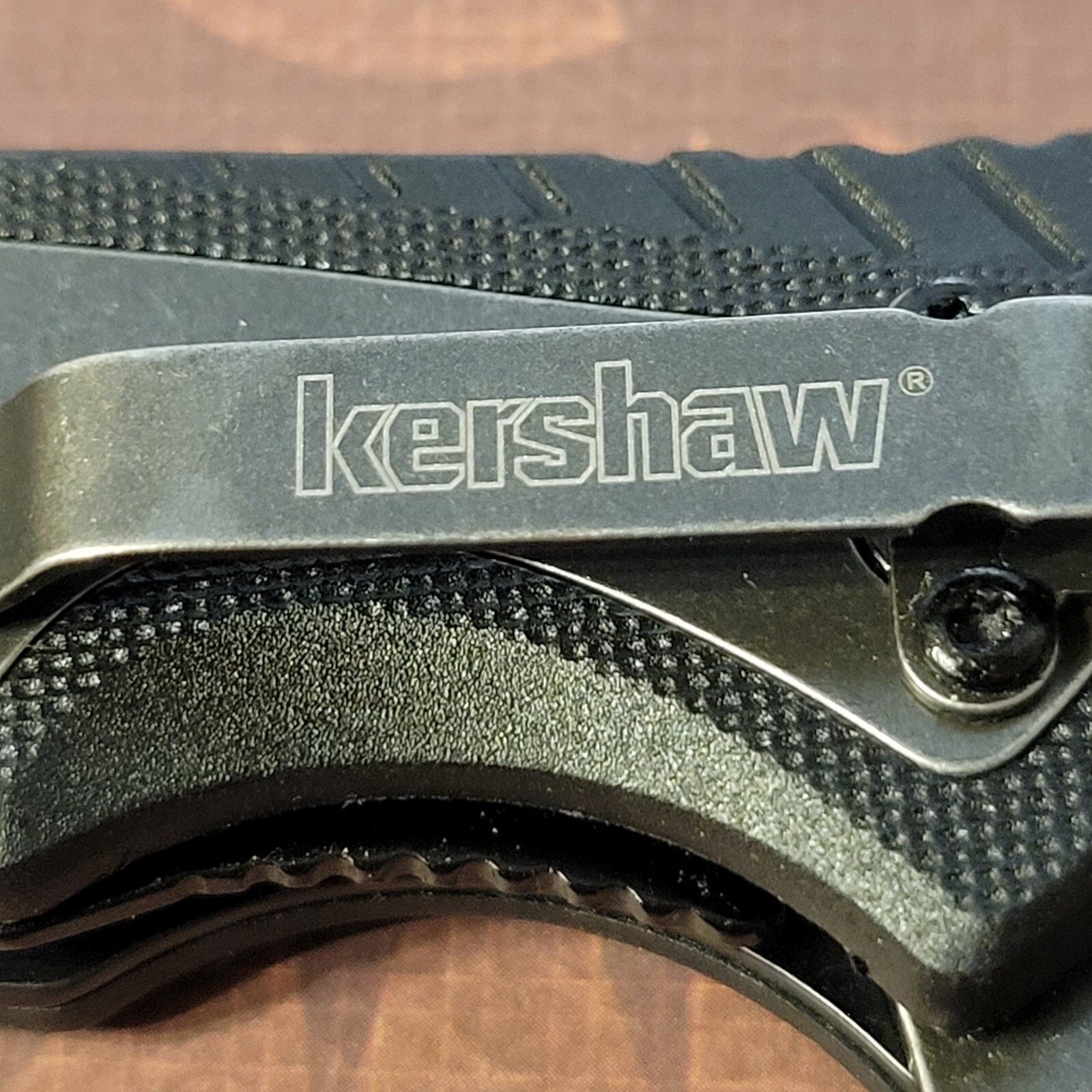 Kershaw Knife Model 1312BW Scrip Assisted Opening Tactical Liner Lock ...