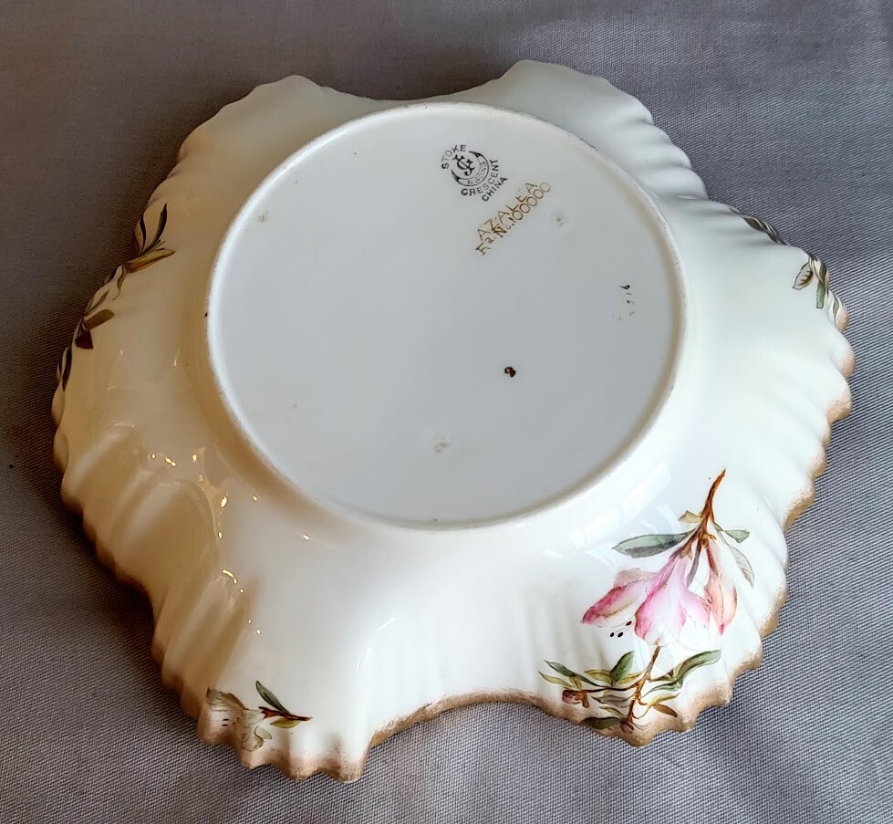 Lovely George Jones Crescent China Hand Painted Azaleas Rd.No100000 ...