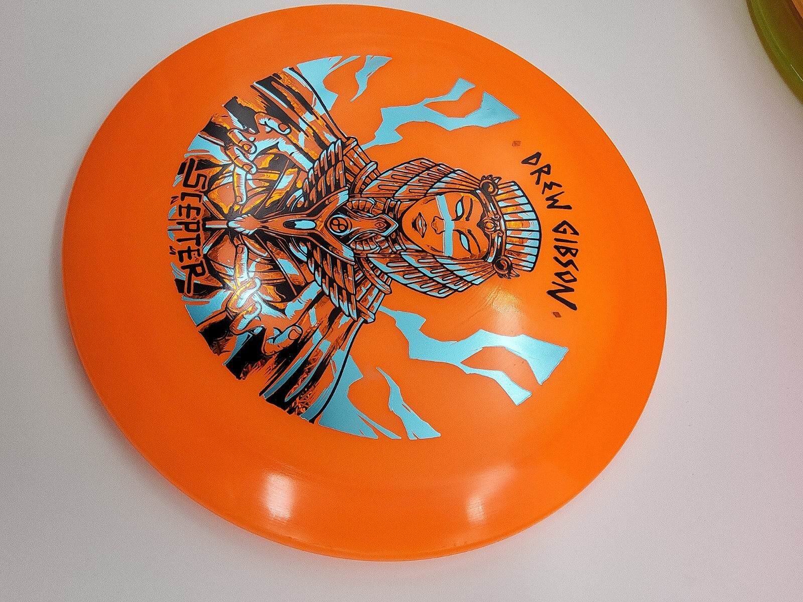 Infinite Discs C-blend Glow Scepter Drew Gibson disc golf 173-5g orange ...