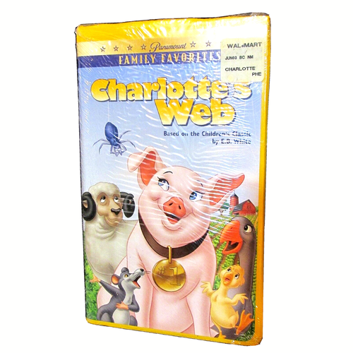1972 Charlottes Web VHS Movie Paramount Family Favorites New Sealed ...