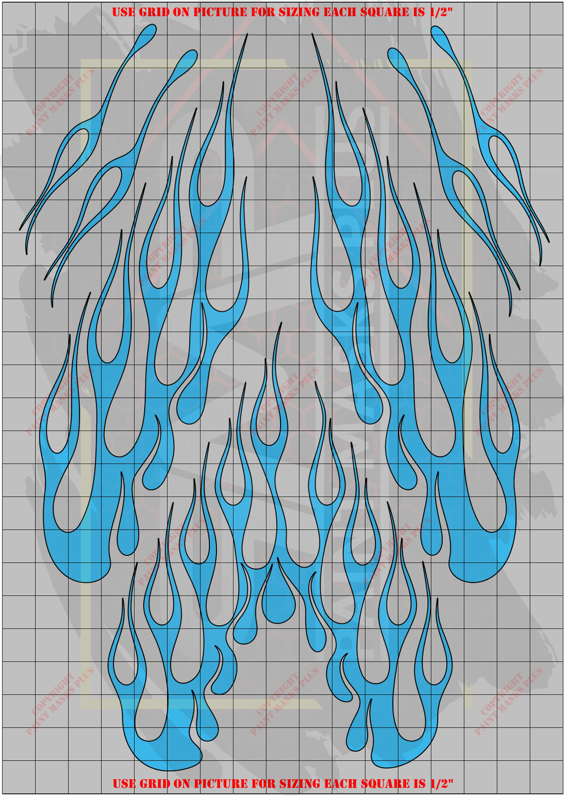 FLA1061P Flames RC Paint Mask Kit 641320650126 | eBay