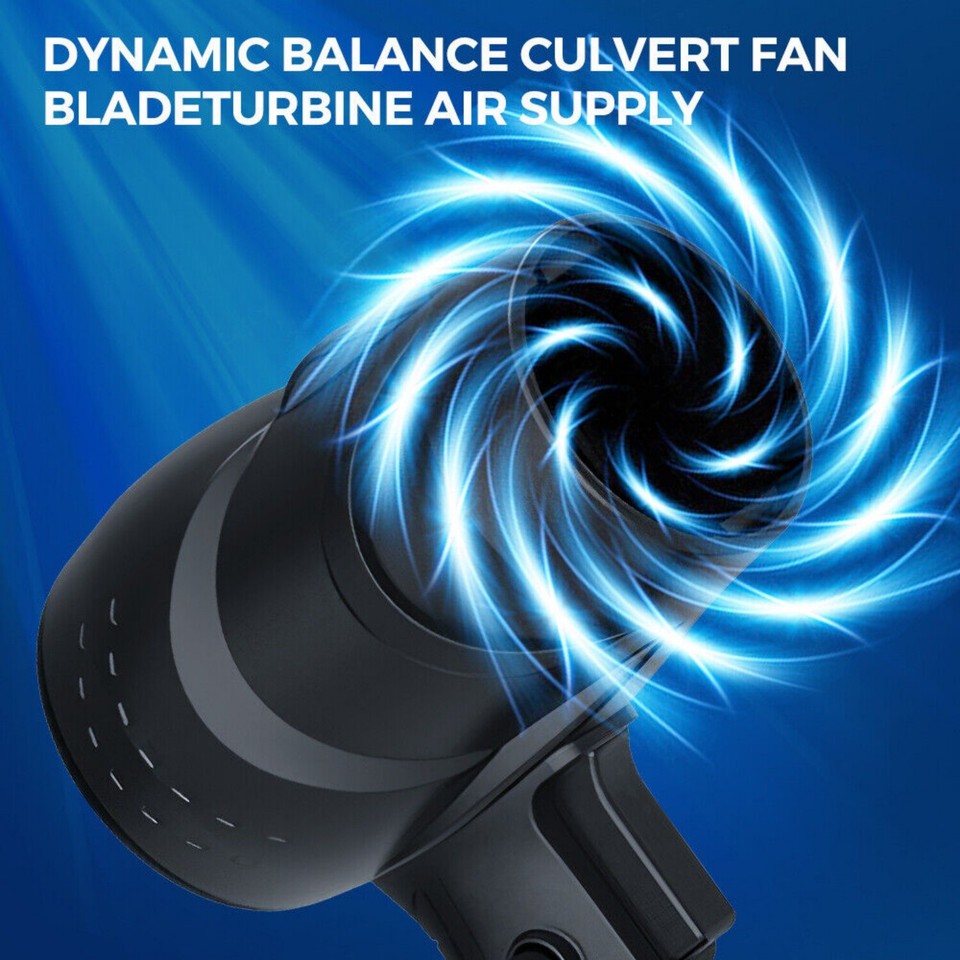 Jet Dry Mini Blower 35000RPM Air Blower Super Fan Turbo Battery Powered ...