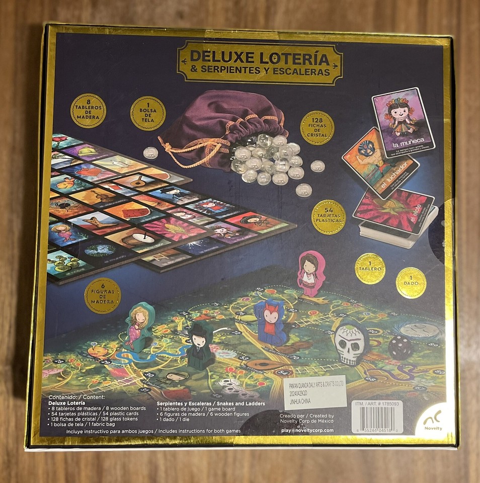Deluxe Loteria & Serpientes Y Escaleras Board Game | eBay